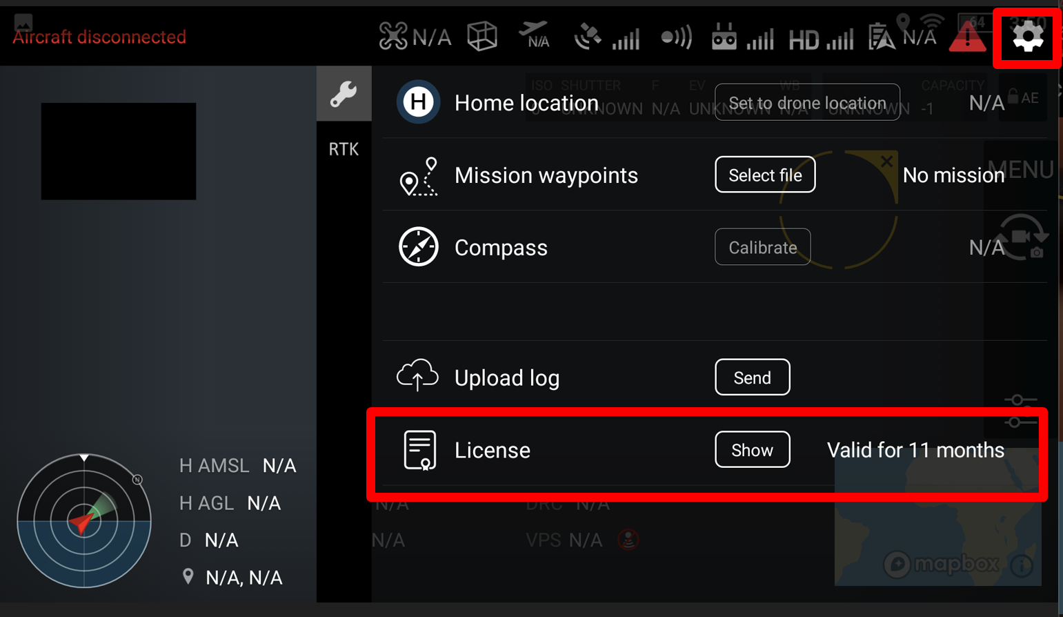 License | AirHUD Support